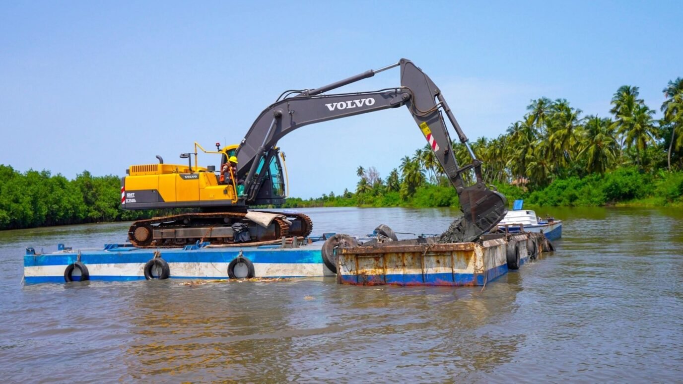 Réhabilitation du Chenal de Gbaga : les travaux bientôt terminés